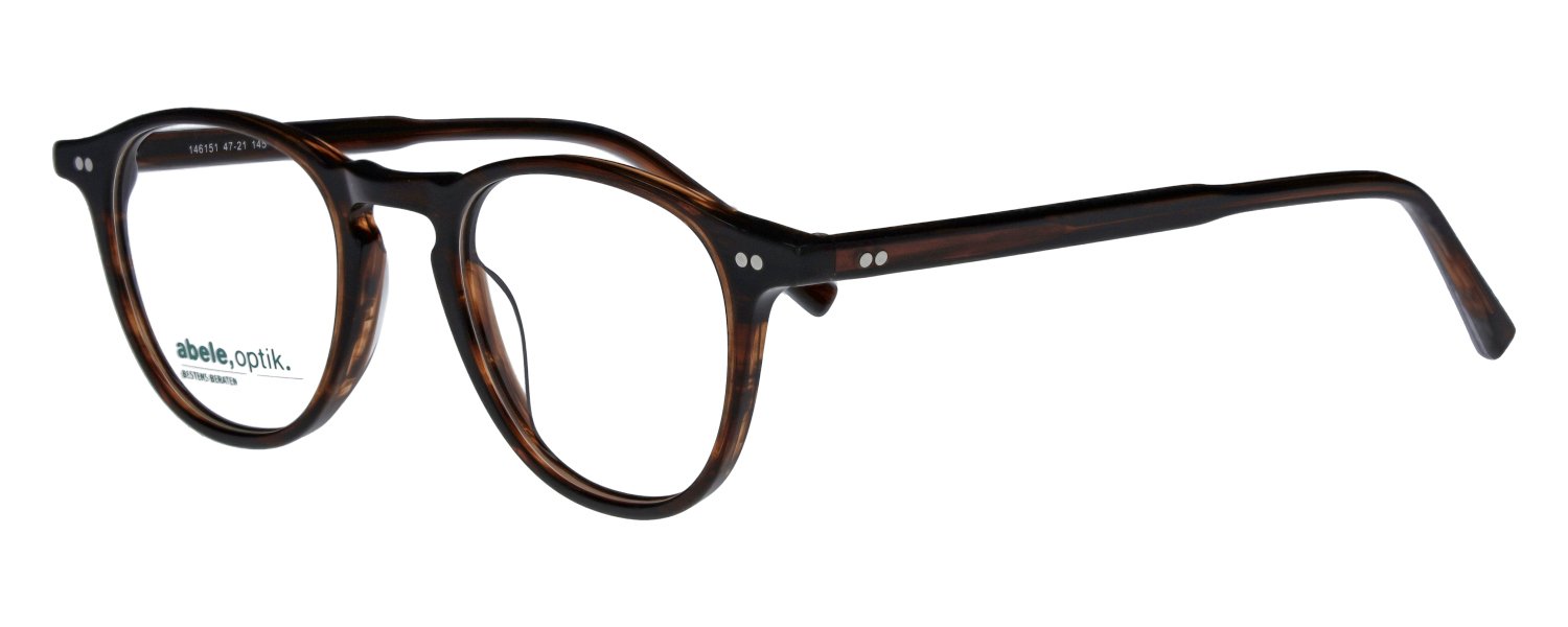 abele optik Brille für Herren in braun aus Kunststoff 146151